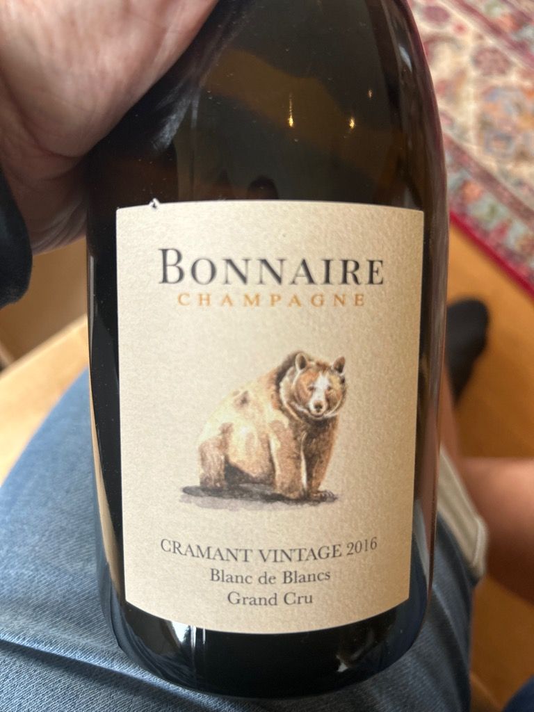 2016 Bonnaire Champagne Grand Cru Blanc de Blancs Brut Cramant, France ...