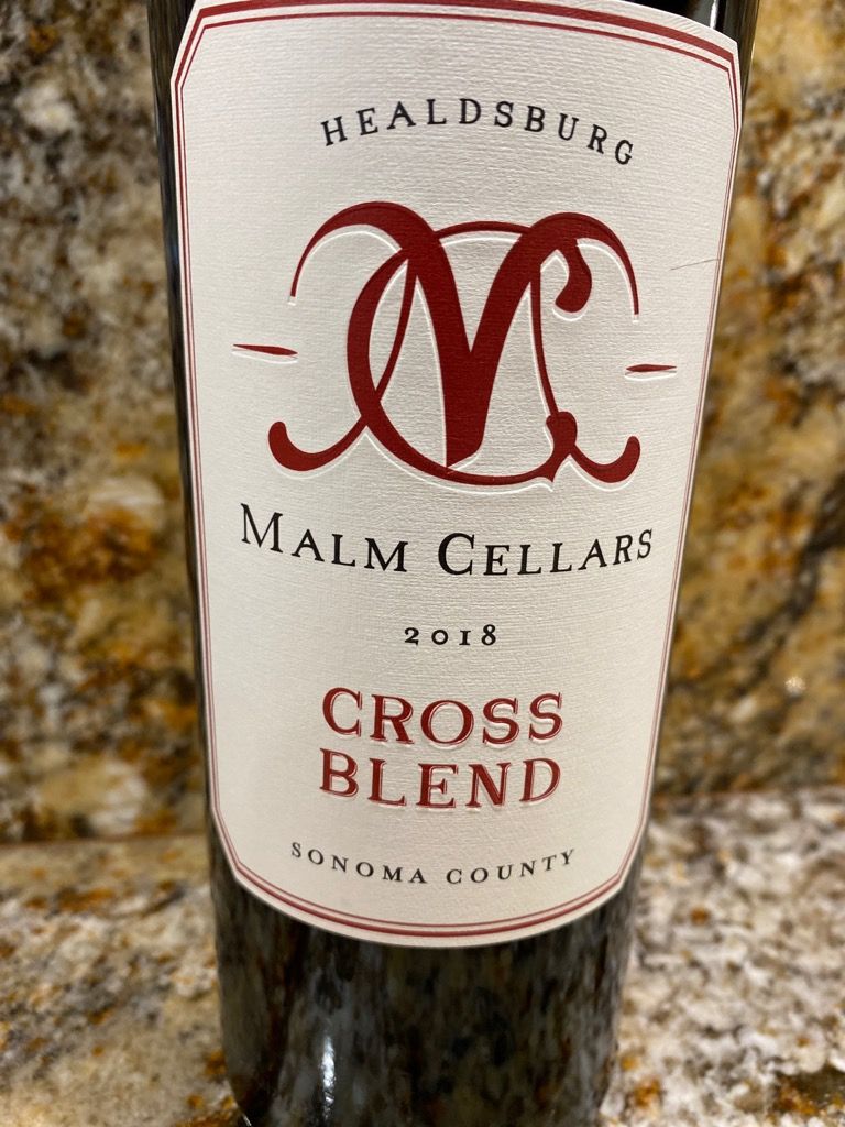 2018 Malm Cellars Cross Blend, USA, California - CellarTracker