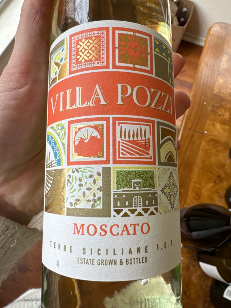 2022 Villa Pozzi Moscato Terre Siciliane, Italy, Sicily, Terre ...