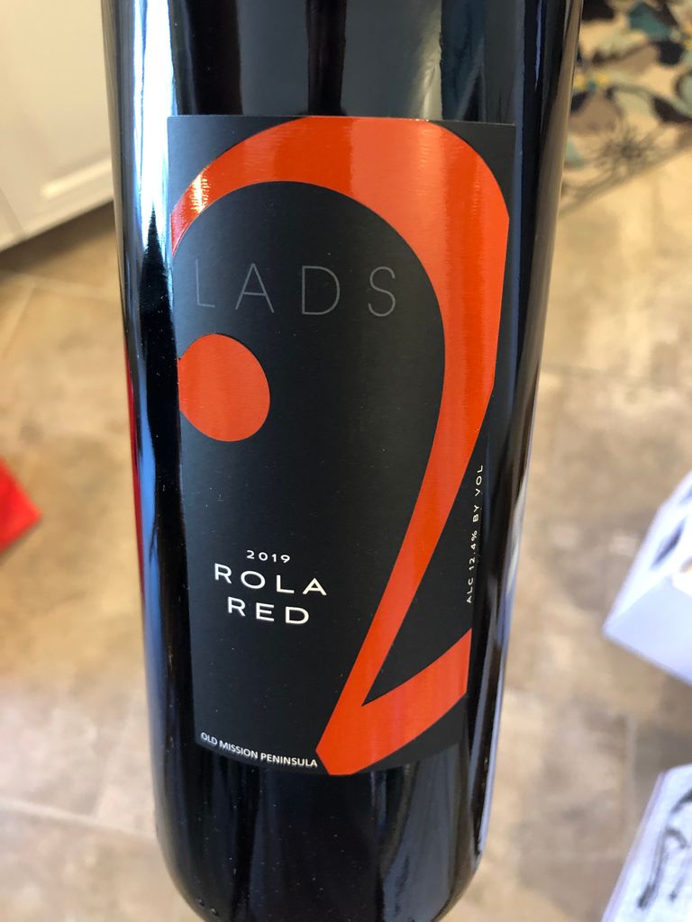 2019 2 Lads Rola Red, USA, Michigan, Old Mission Peninsula - CellarTracker