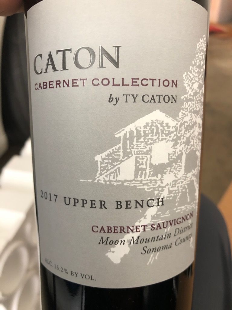 2017 Ty Caton Cabernet Collection - Upper Bench Caton Vineyard Sonoma ...