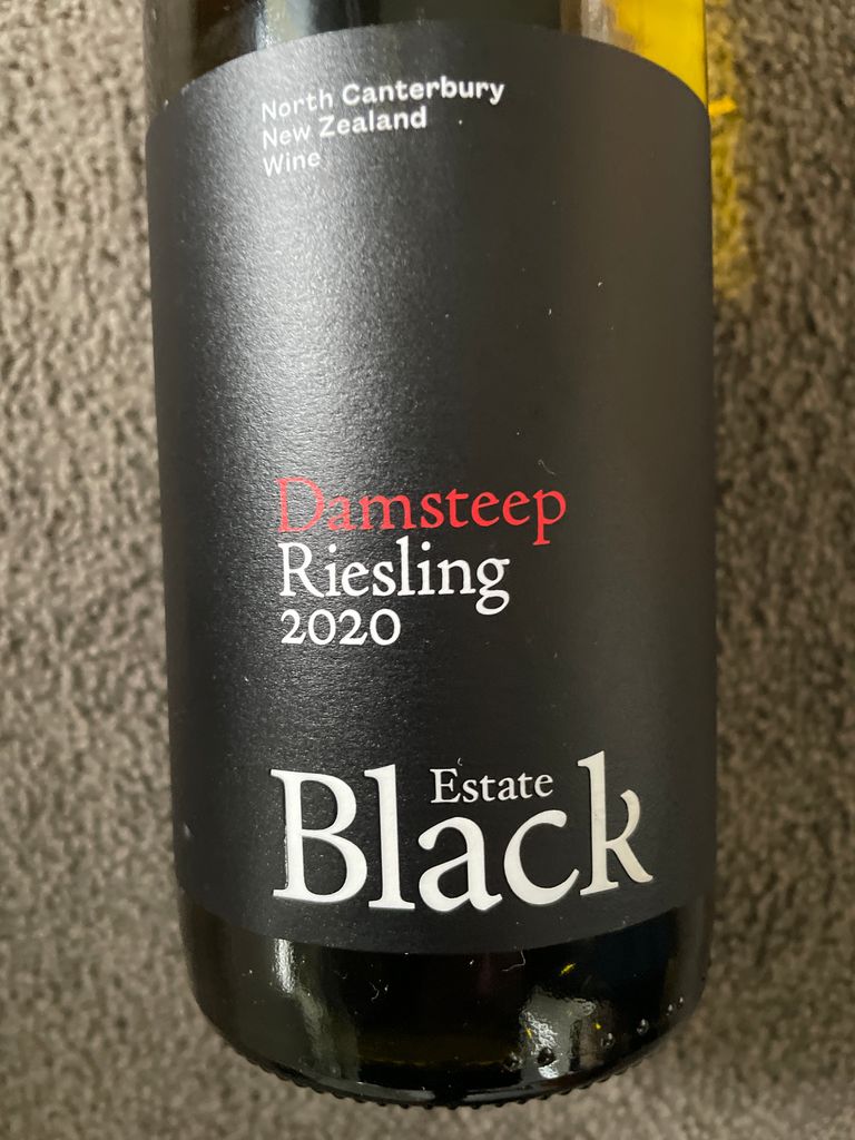 2021 Black Estate Riesling, New Zealand, South Island, Canterbury ...