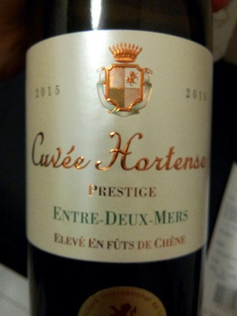 2015 Cheval Quancard Cuvée Hortense Prestige, France, Bordeaux, Entre ...