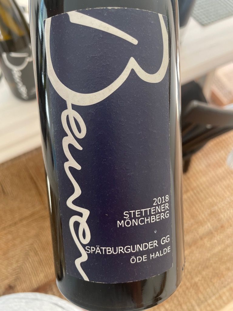 2018 Weingut Beurer Stettener Mönchberg Spätburgunder Öde Halde GG ...