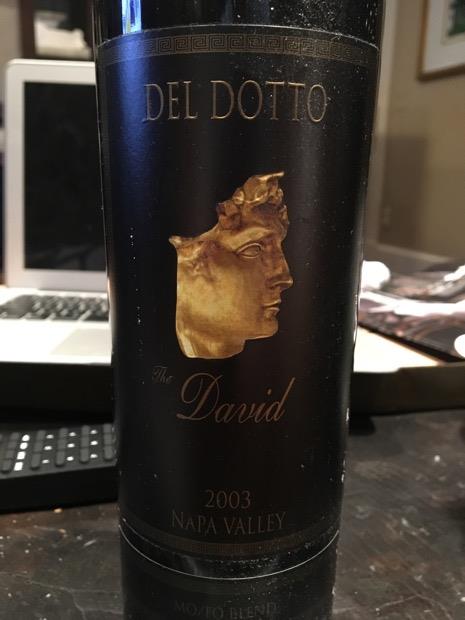 2003 Del Dotto The David Napa Valley, USA, California, Napa Valley ...
