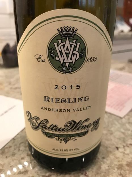 2014 V. Sattui Winery Riesling Select Late Harvest White Riesling, USA ...