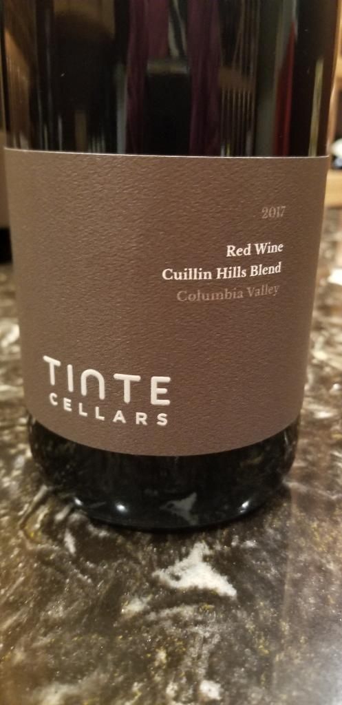 2017 Tinte Cellars Cuillin Hills Blend, USA, Washington, Columbia ...