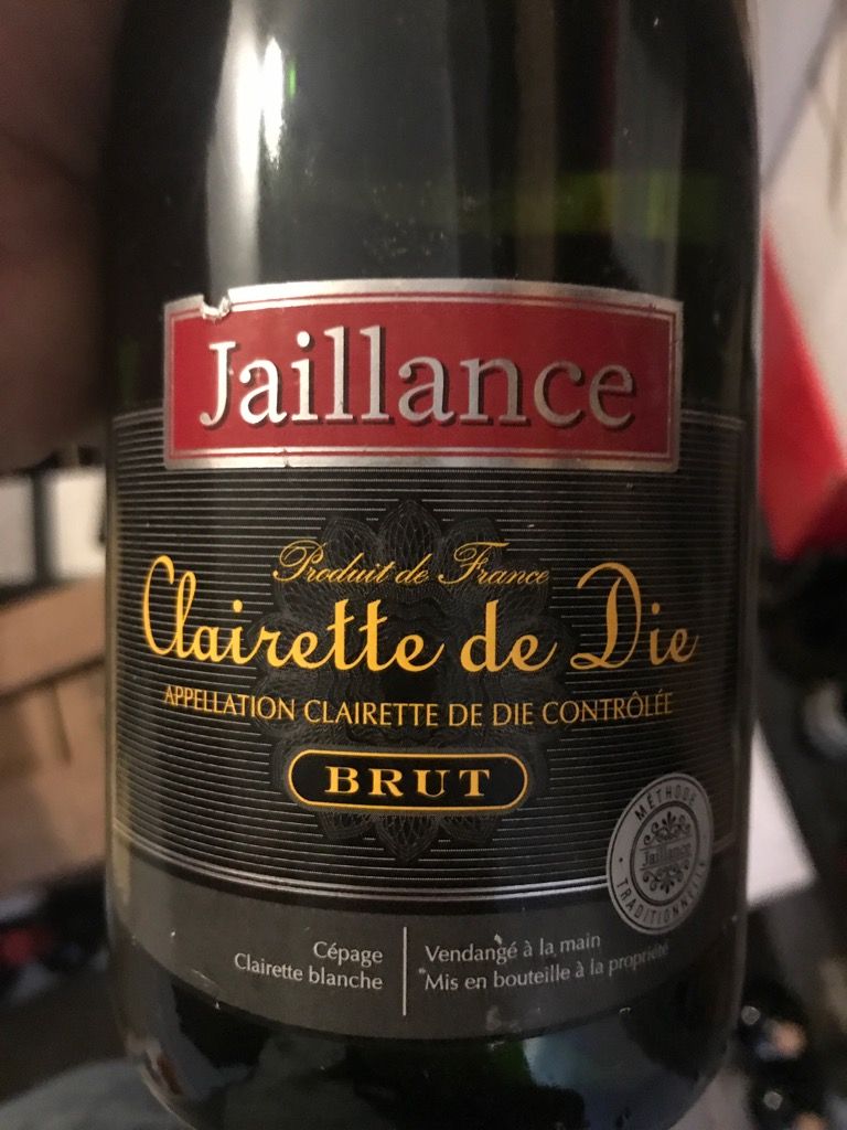 NV Jaillance Clairette de Die, France, Rhône, Clairette de Die ...