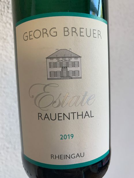 2019 Georg Breuer Rauenthal Riesling Estate, Germany, Rheingau ...