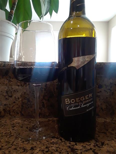 2016 Boeger Winery Cabernet Sauvignon El Dorado, USA, California ...