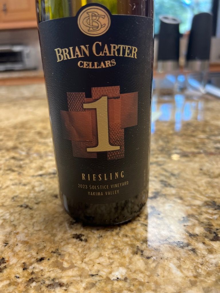 2023 Brian Carter Cellars Riesling One Solstice Vineyard, USA ...