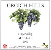 2001 Grgich Hills Merlot, USA, California, Napa Valley - CellarTracker