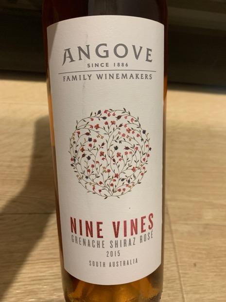 2015 Angove Grenache Shiraz Rosé Nine Vines, Australia, South Australia ...