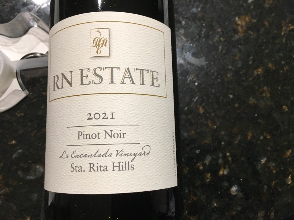 2021 RN Estate Vineyard Pinot Noir La Encantada, USA, California ...