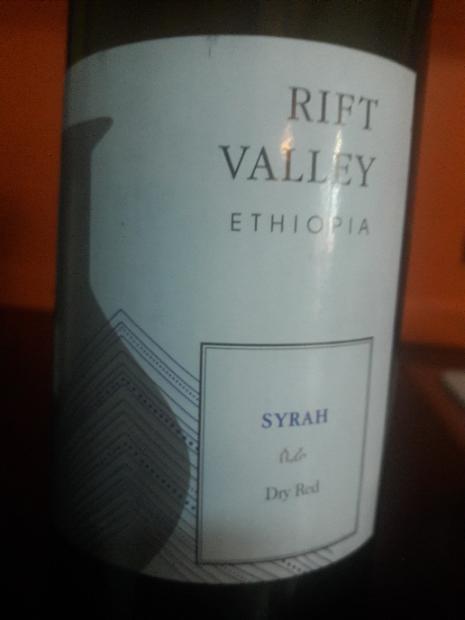 2014 Castel Winery Shiraz Rift Valley, Ethiopia - CellarTracker