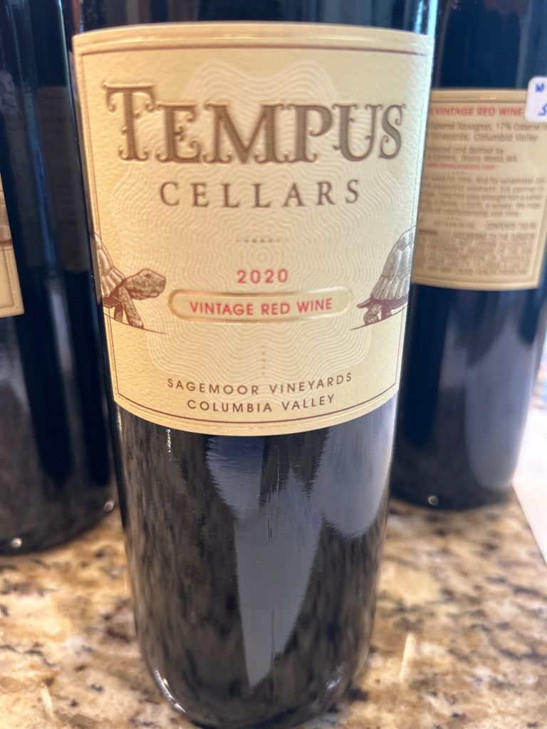 2020 Tempus Cellars Vintage Red Sagemoor Vineyards, USA, Washington ...