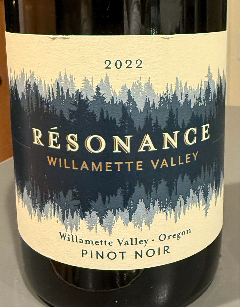 2022 Résonance Pinot Noir, USA, Oregon, Willamette Valley - CellarTracker