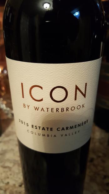 2015 Waterbrook Carménère Icon, USA, Washington, Columbia Valley ...