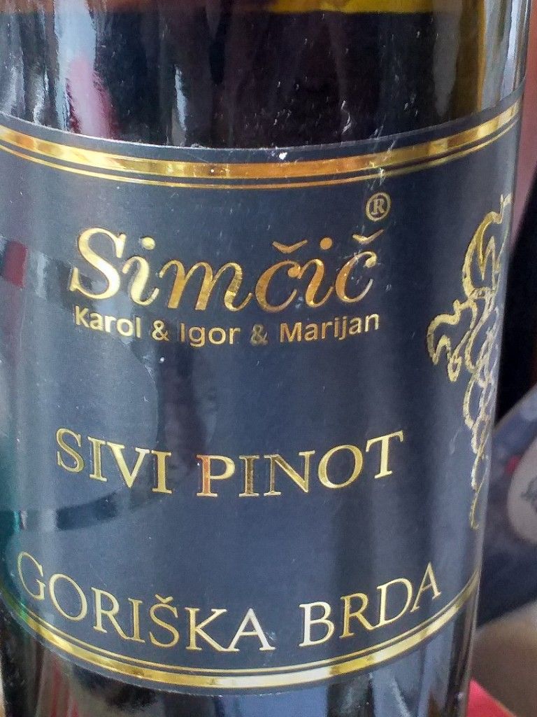 2021 Simcic Karol & Igor & Marijan Sivi Pinot, Slovenia, Primorska ...