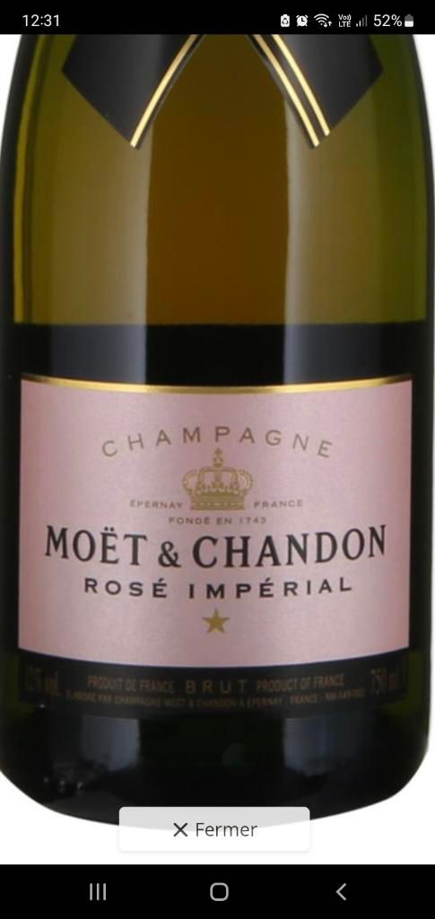 2021 Moët & Chandon Champagne Brut Imperial Rosé, France, Champagne ...