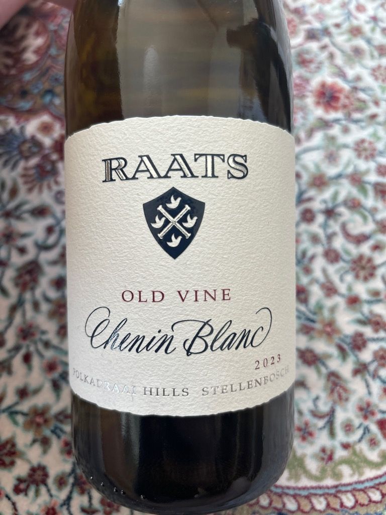 2023 Raats Chenin Blanc Old Vine, South Africa, Coastal Region ...