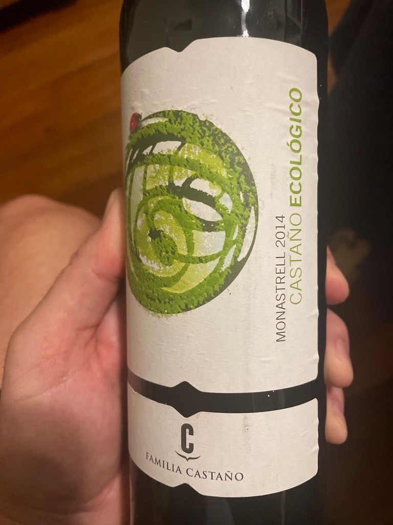 2014 Bodegas Castaño Monastrell Yecla Organic, Spain, Murcia, Yecla ...
