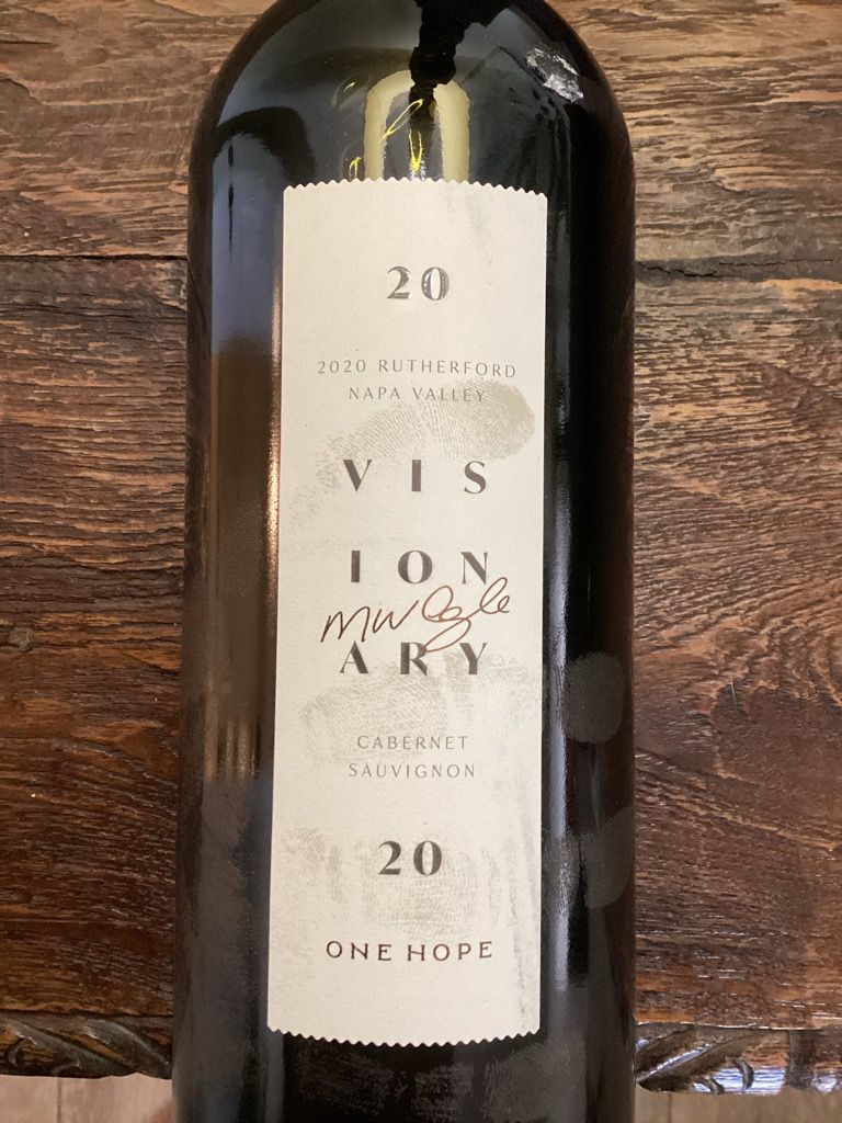 2012 One Hope Cabernet Sauvignon 20/20 Collective visionary, USA ...