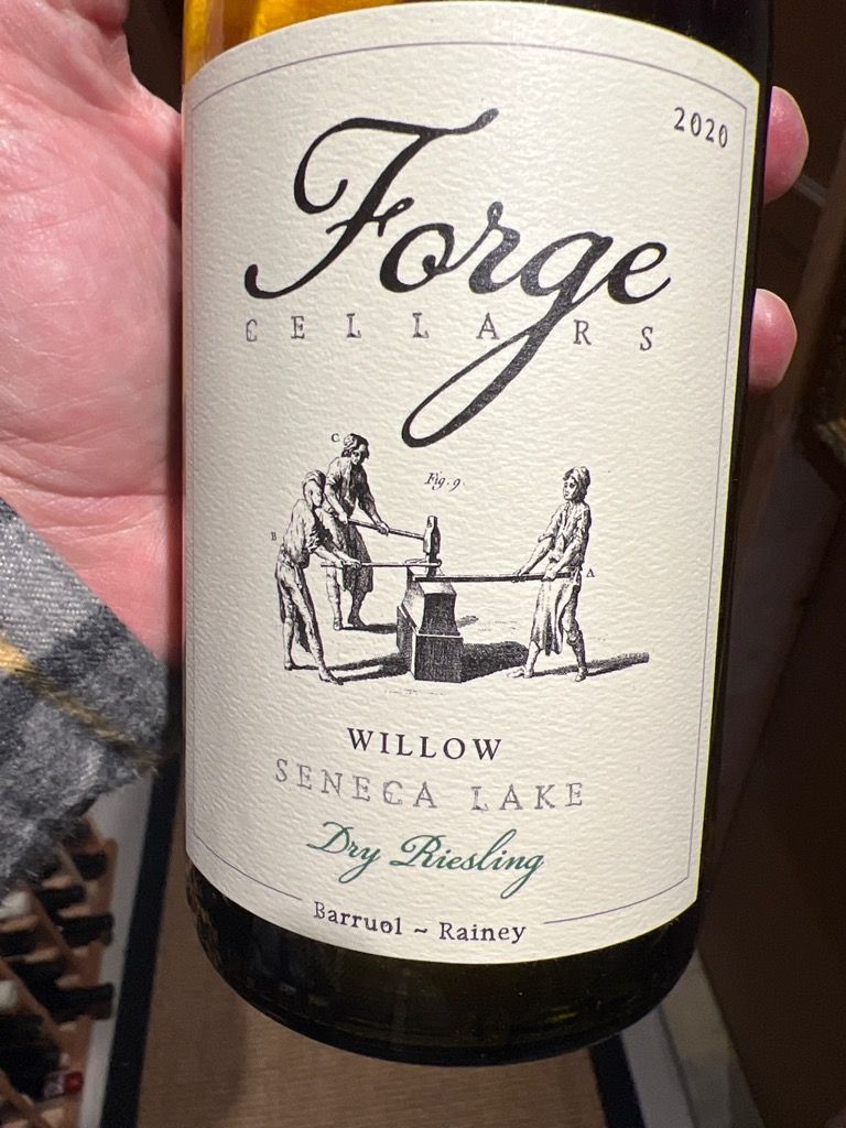 2020 Forge Cellars Dry Riesling Willow Vineyard, USA, New York, Finger ...