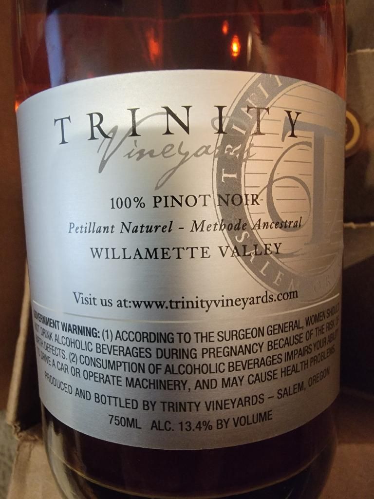 1997 Alpen Cellars Pinot Noir Blanc Trinity Lakes, USA, California ...