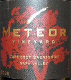 NV Meteor Vineyard Cabernet Sauvignon, USA, California, Napa Valley ...