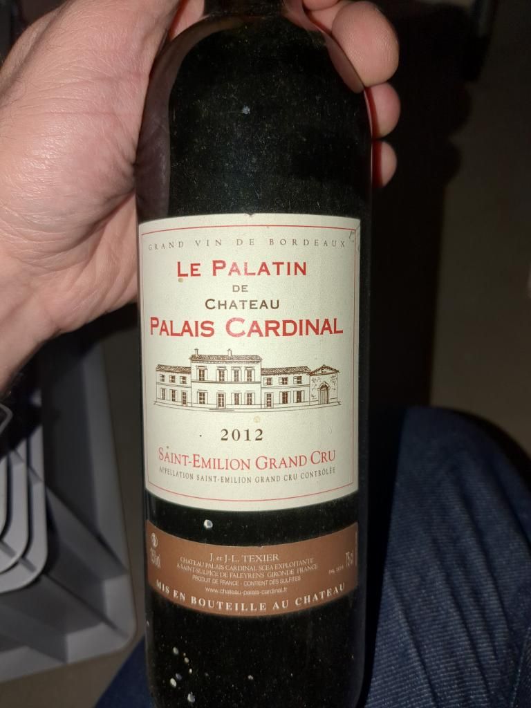 2012 Château Palais Cardinal Le Palatin de Château Palais Cardinal ...
