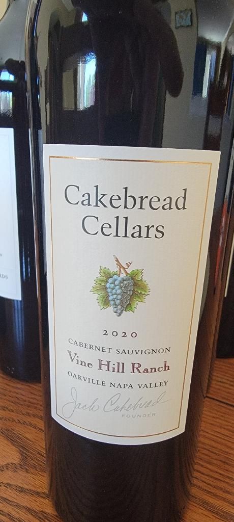 2020 Cakebread Cellars Cabernet Sauvignon Vine Hill Ranch, USA ...