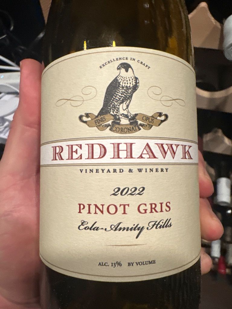 2021 Redhawk Vineyard Pinot Gris, USA, Oregon, Willamette Valley ...
