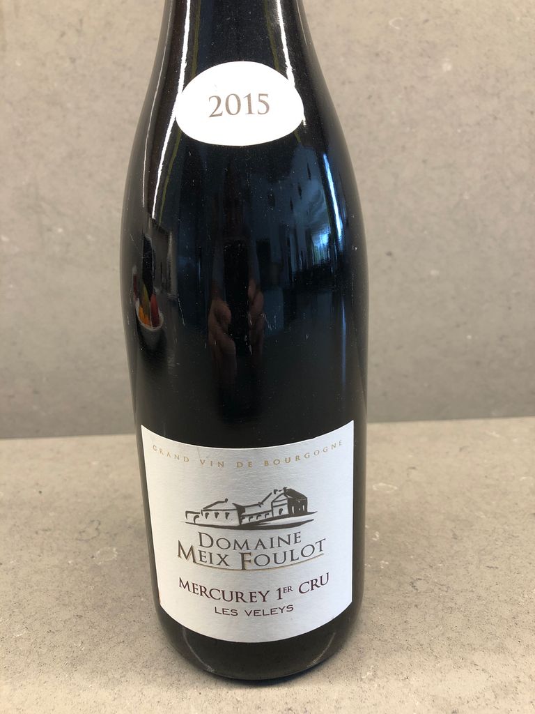 2015 Domaine du Meix-Foulot Mercurey 1er Cru Les Veleys, France ...