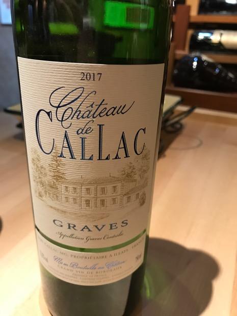 2015 Château de Callac Blanc, France, Bordeaux, Graves - CellarTracker