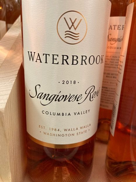 2021 Waterbrook Sangiovese Rosé, USA, Washington, Columbia Valley ...