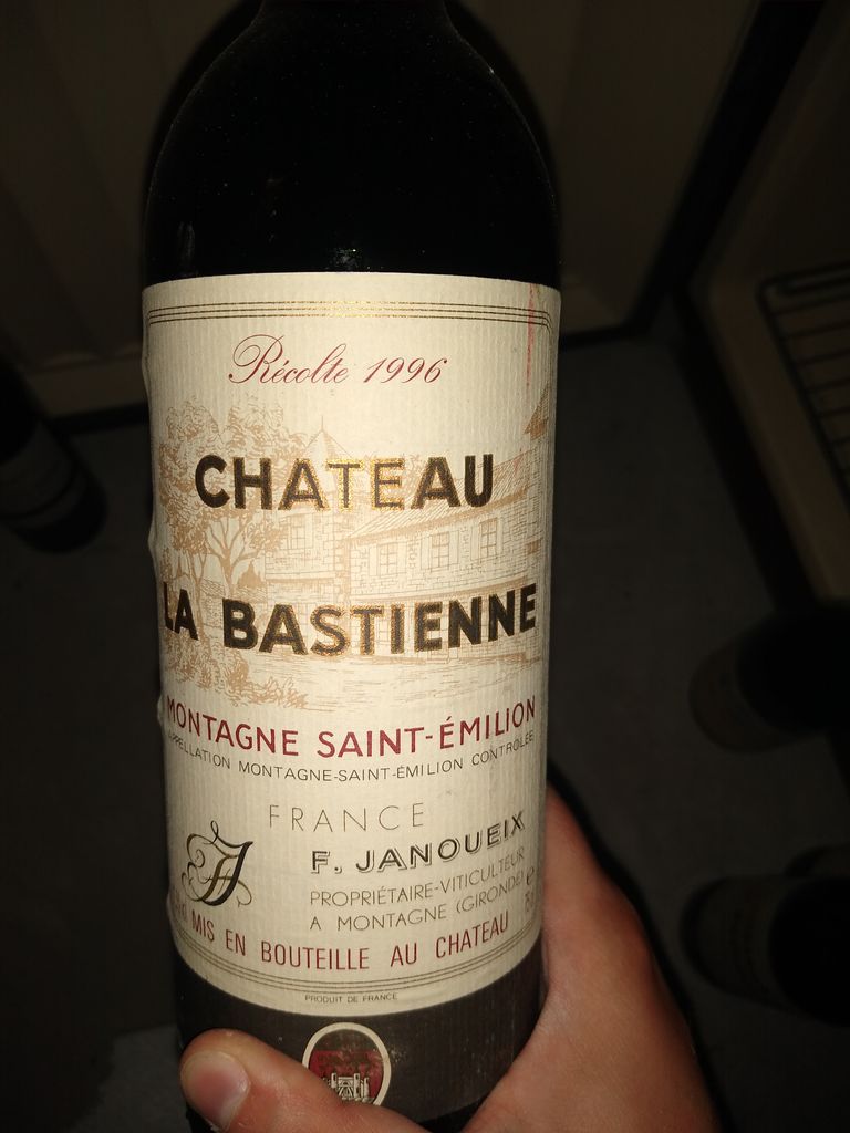 1996 Château La Bastienne Montagne-St. Émilion, France, Bordeaux ...