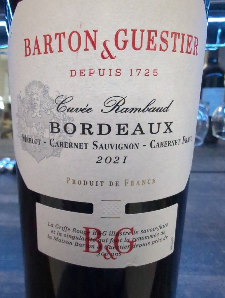 2021 Barton & Guestier Bordeaux, France, Bordeaux - CellarTracker