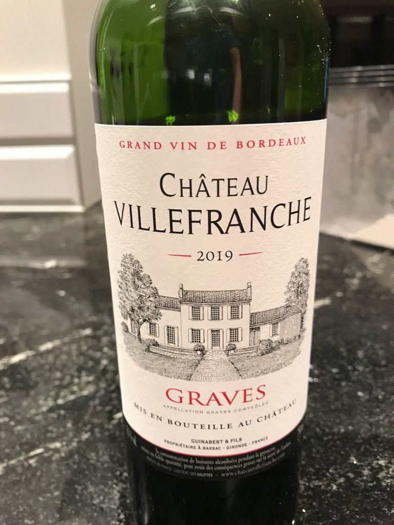 2019 Château Villefranche, France, Bordeaux, Graves - CellarTracker