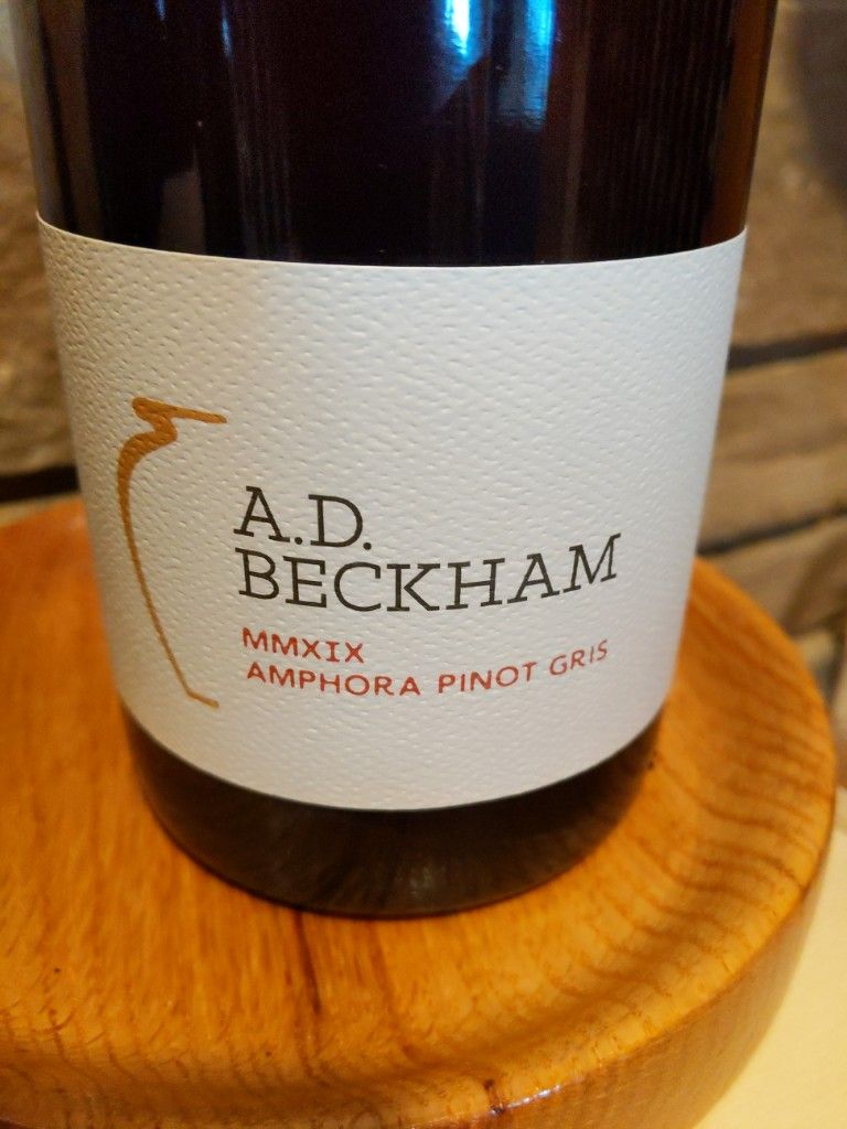 2021 Beckham Estate Vineyard Pinot Gris A.D. Beckham Amphora, USA ...