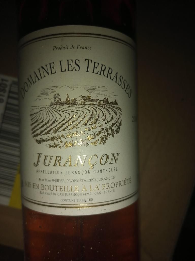 2008 Domaine Les Terrasses Jurançon Vendanges Tardive, France ...