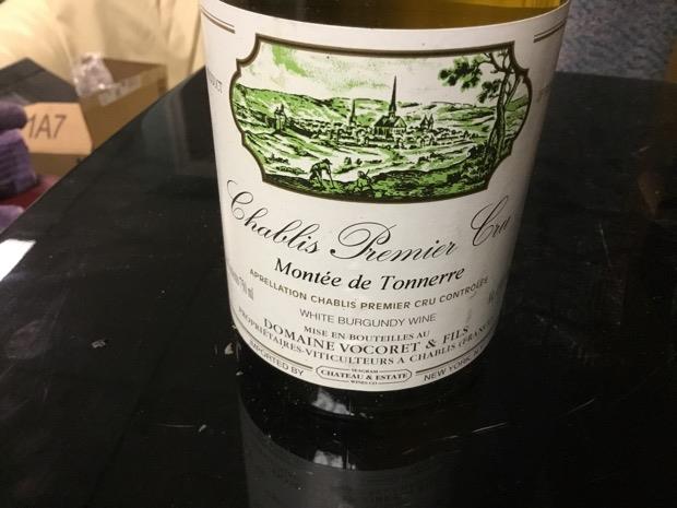 2003 Domaine Vocoret et Fils Chablis 1er Cru Montée de Tonnerre, France ...