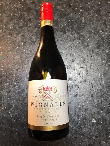 2015 Wignalls Pinot Noir Single Vineyard, Australia, Western Australia ...