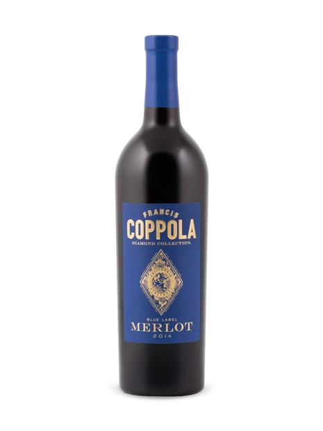 2014 Francis Ford Coppola Merlot Diamond Collection Blue Label, USA ...