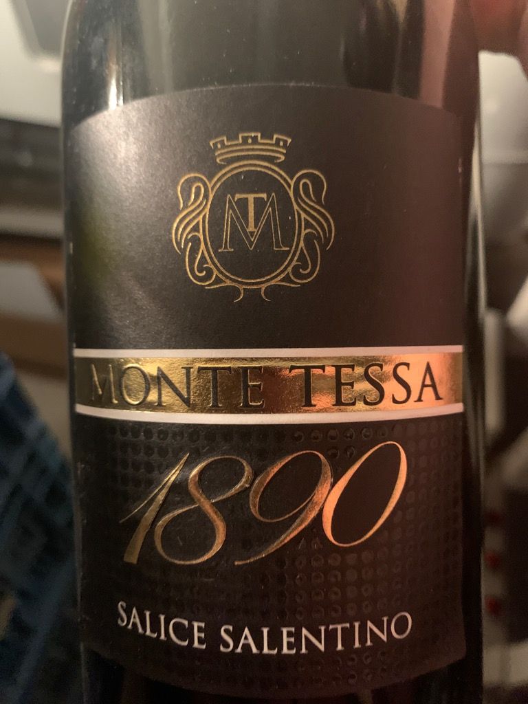2014 Monte Tessa Primitivo di Manduria 1890, Italy, Puglia, Primitivo ...
