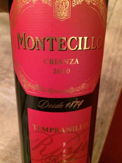 2010 Bodegas Montecillo Rioja Crianza, Spain, La Rioja, Rioja ...