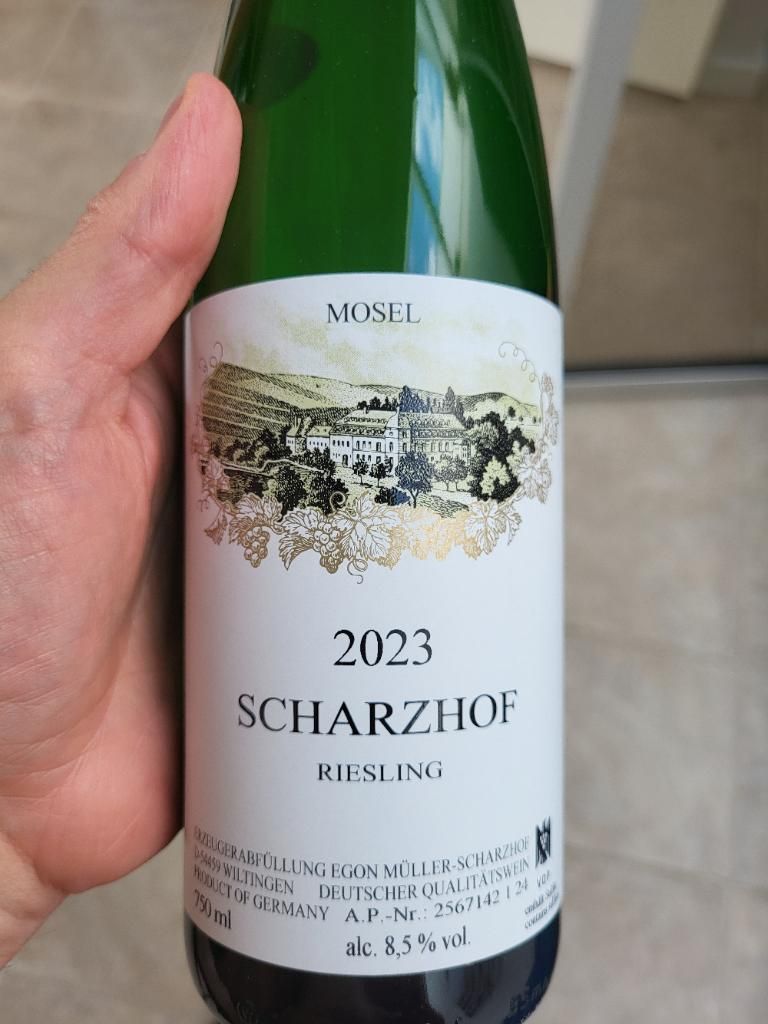2023 Egon Müller Riesling QbA Scharzhof, Germany, Mosel Saar Ruwer ...