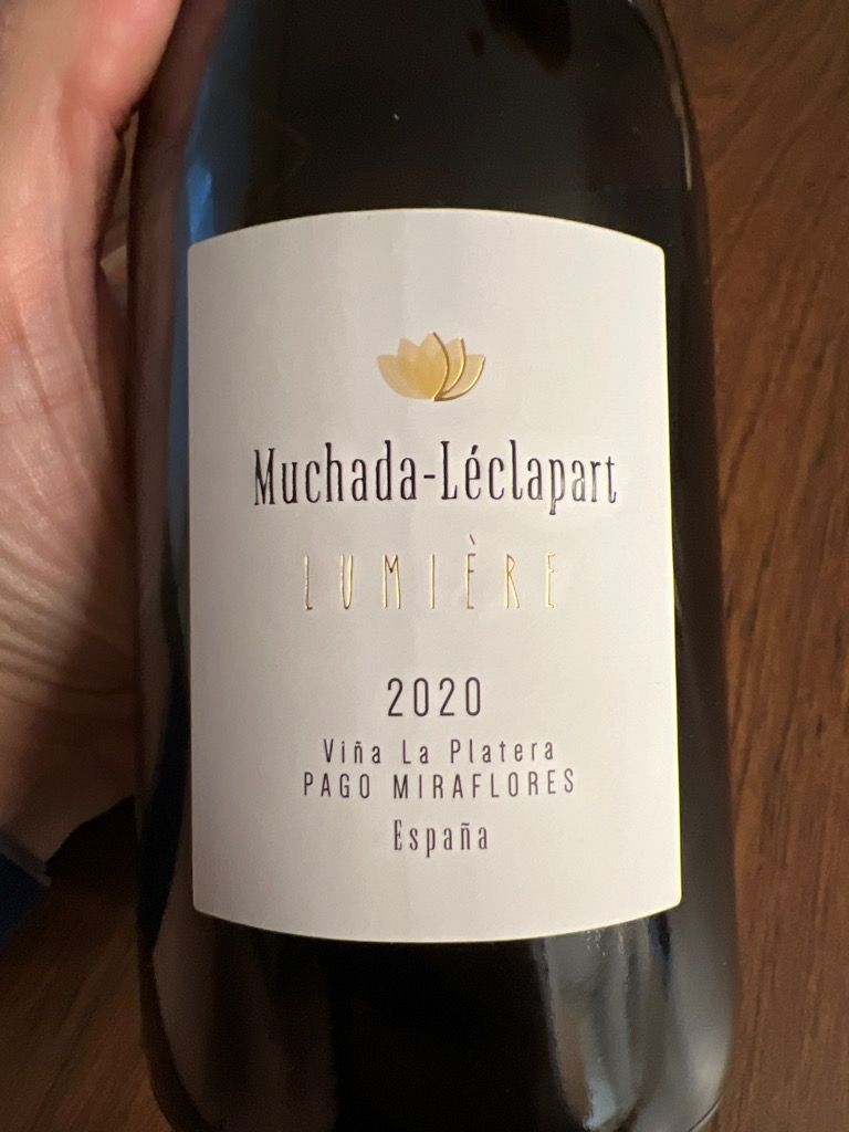 2021 Muchada-Léclapart Lumière, Spain, Andalucía - CellarTracker
