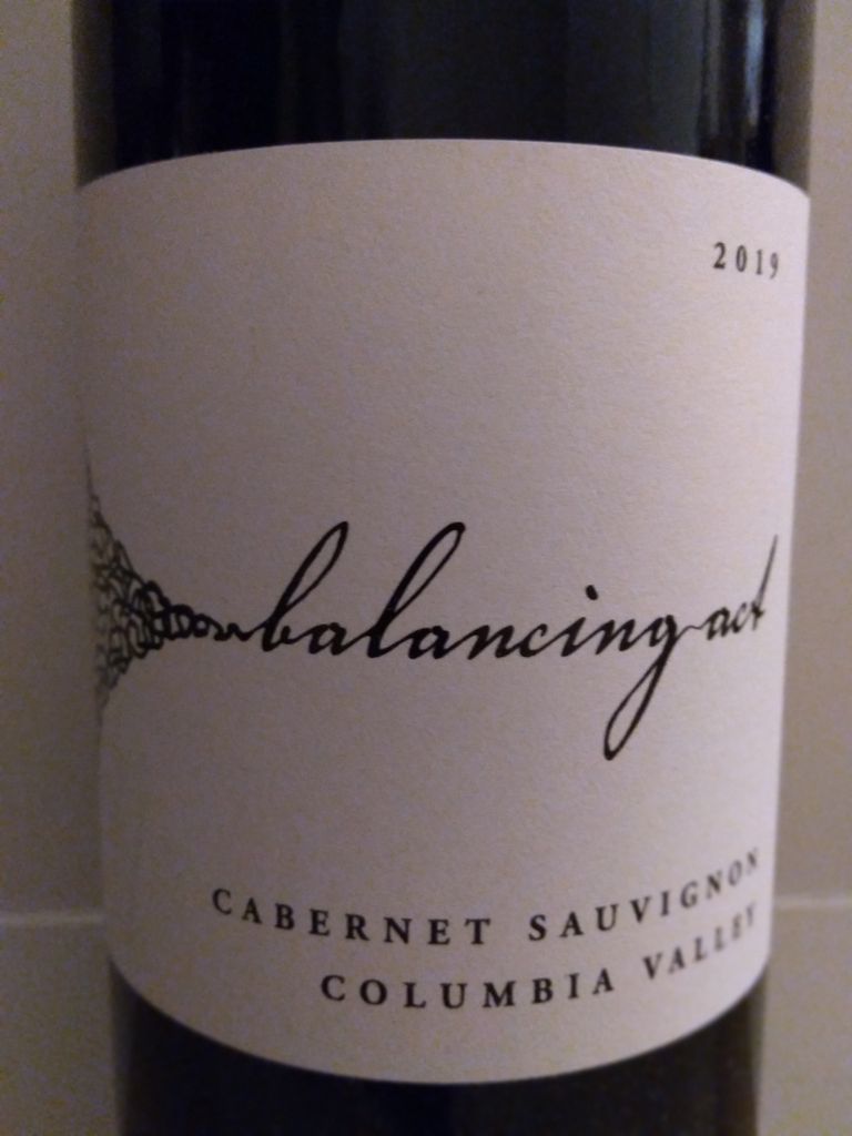 2019 Balancing Act Wines Cabernet Sauvignon, USA, Washington ...