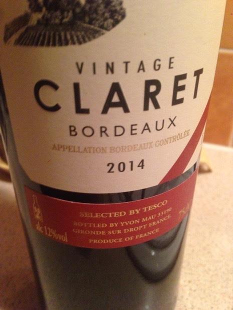 2014 Tesco Finest Vintage Claret, France, Bordeaux - CellarTracker